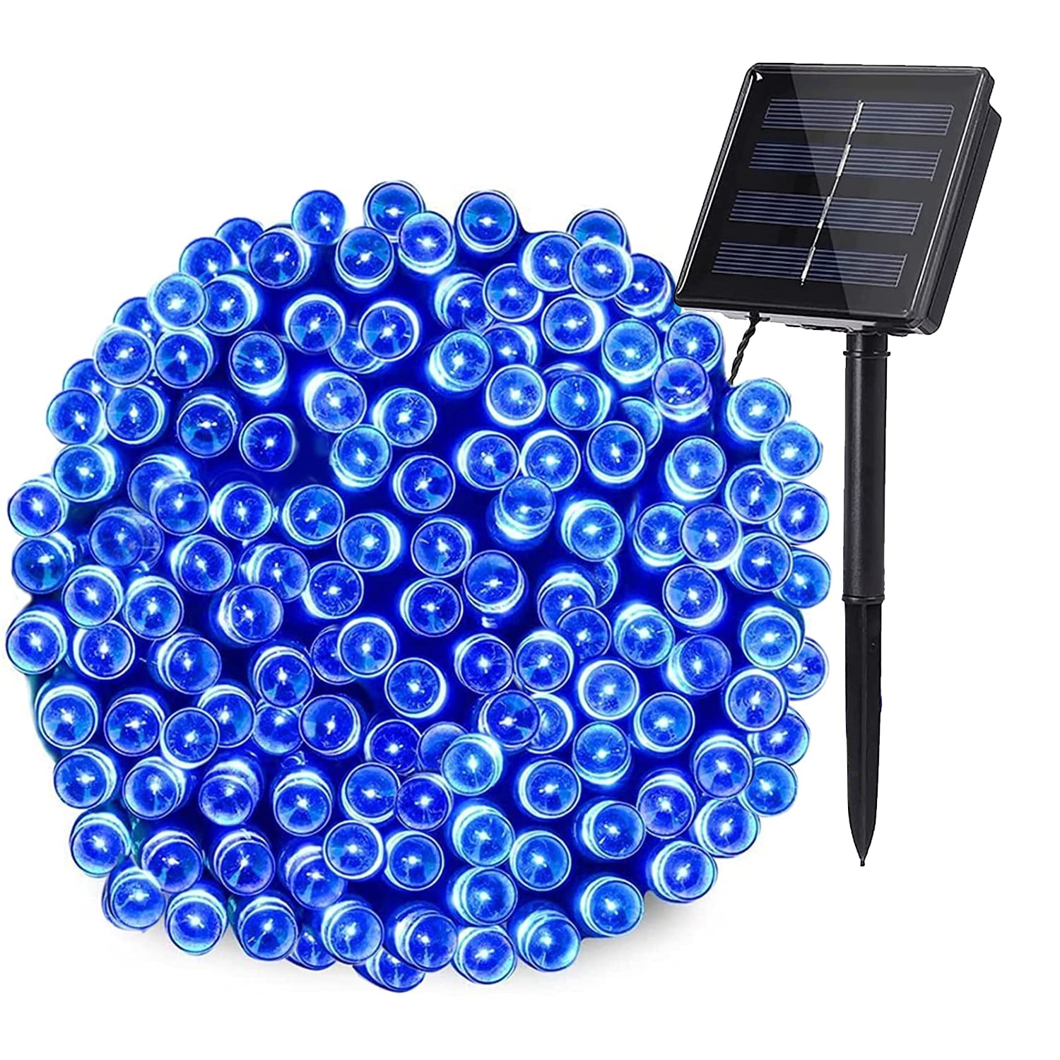 GLUAAE Christmas Solar Lights,39ft 100 LED Garden Waterproof Fairy ...