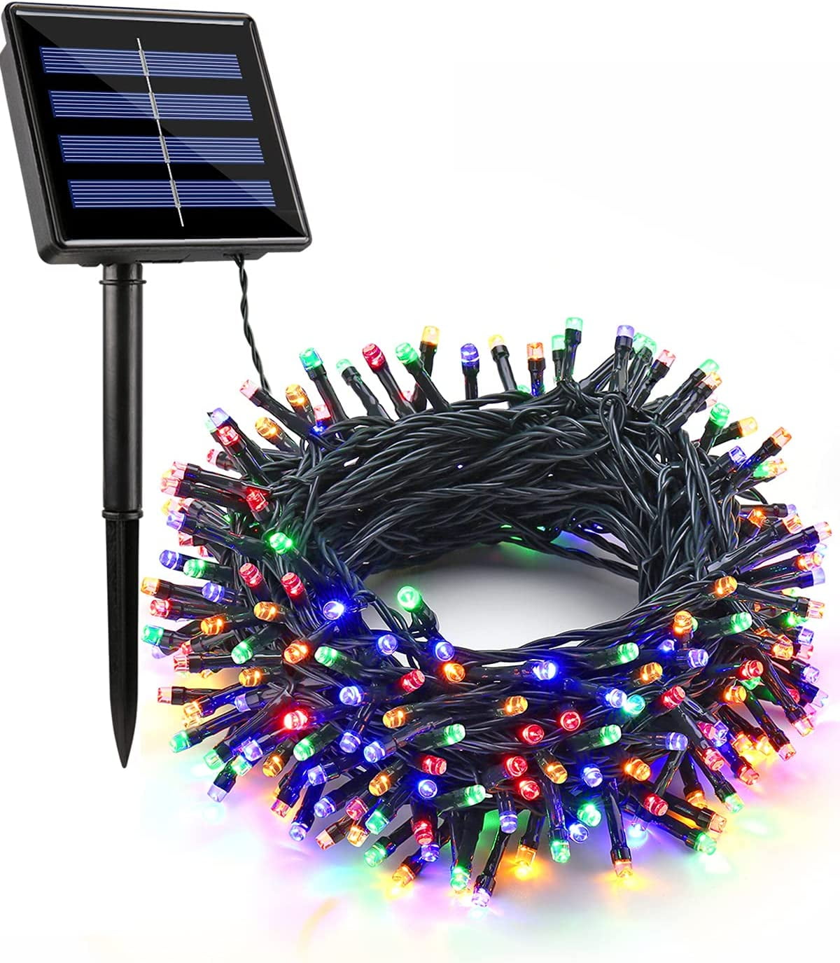 Solar Christmas String Lights, 39ft 100 LED Waterproof for Garden ...