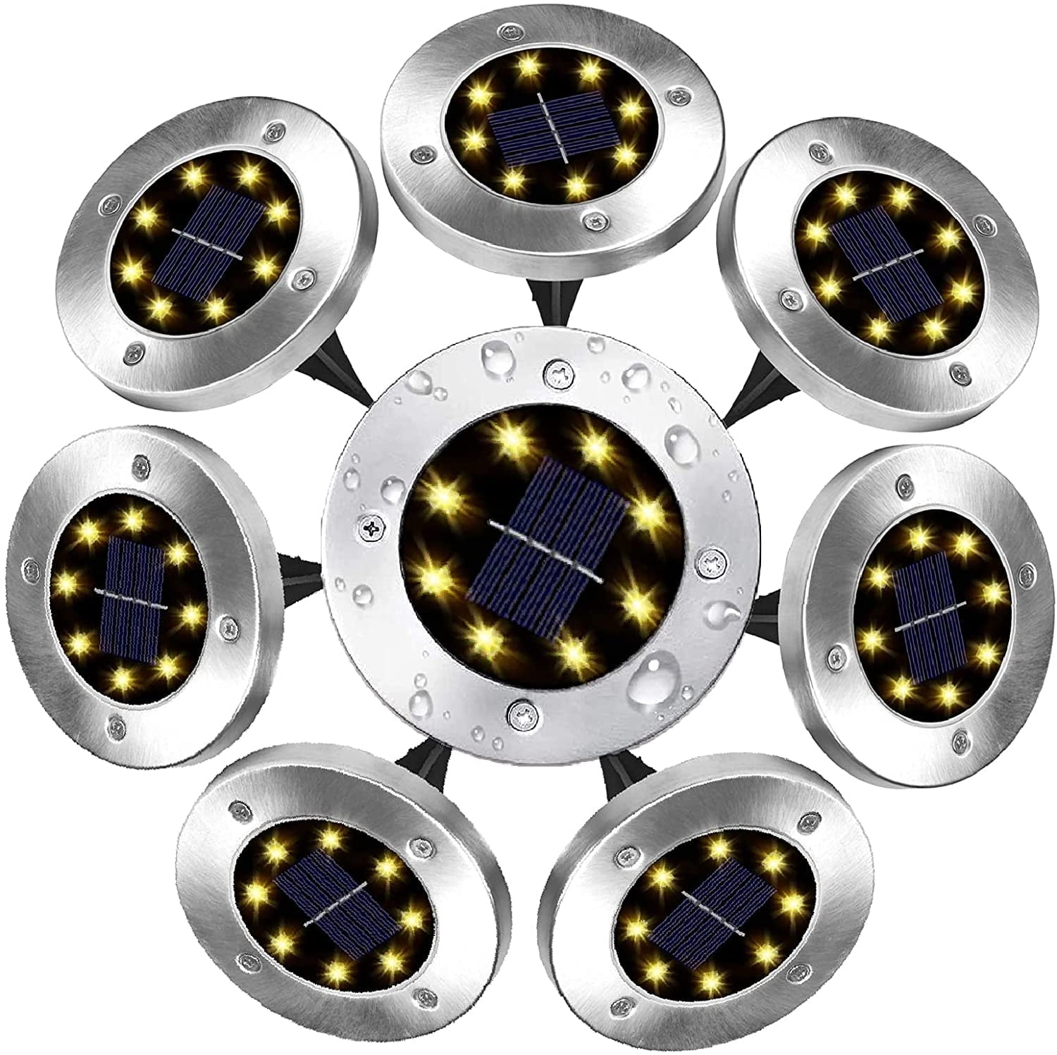 GLUAAE Walkway LED Inground Solar Waterproof Philippines | Ubuy