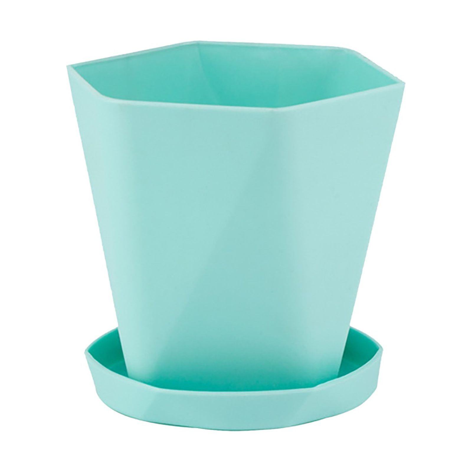 GLVSZ Clearance Flower Pots for Plants with Drainage Holes and Saucer ...