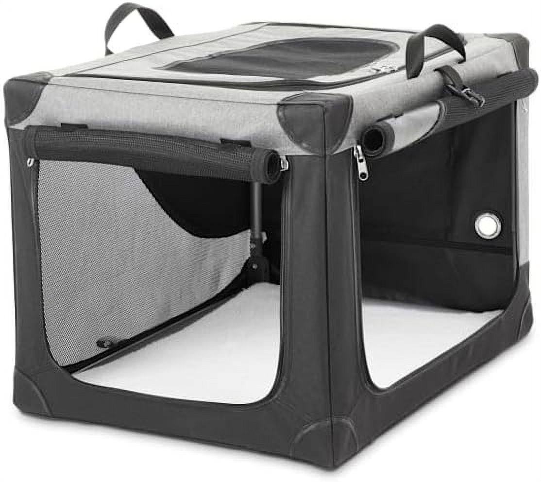 GLZ'HOME Going Places Stow & Go Portable Canvas Dog Crate 30" L X 20" W ...