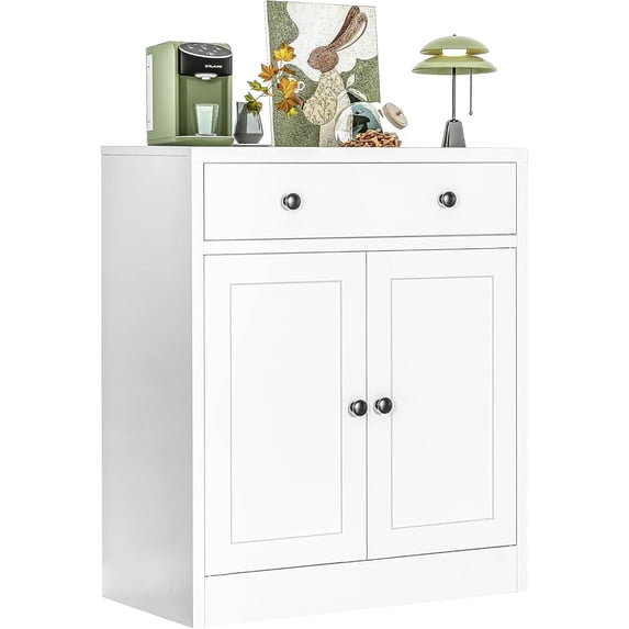 GLZ'HOME Metal Buffet Cabinet, Coffee Bar Cabinet with Drawer ...