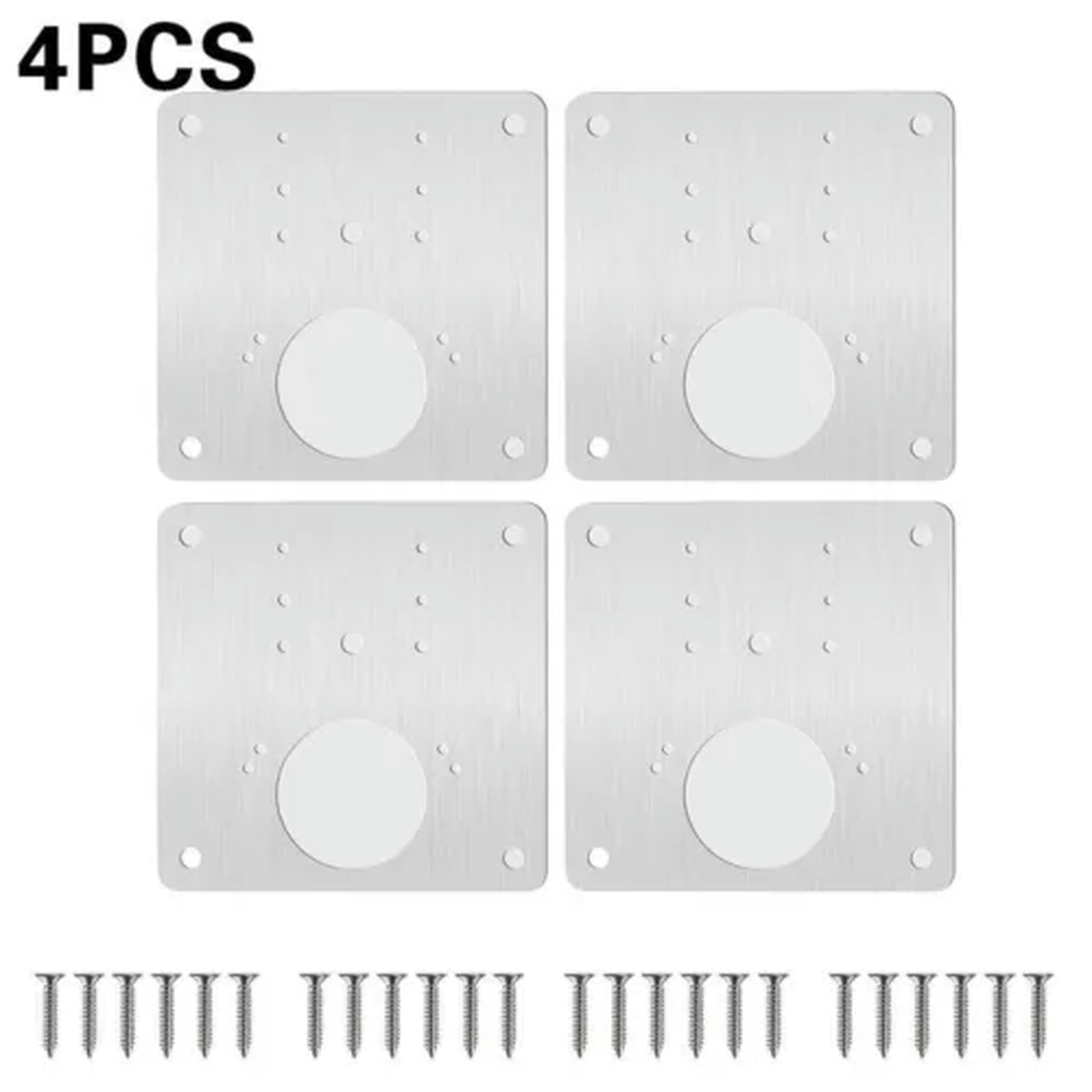 GLZMDL1 1X Hinge Repair Plate for Cabinet Door, Stainless Steel Hinge ...