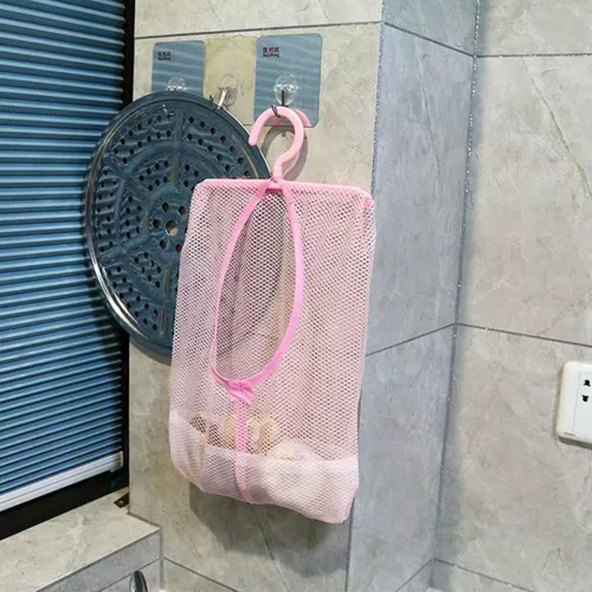 GLZMDL1 Clothes Peg Bag Hanger Laundry Washing Hanging Bras Socks ...