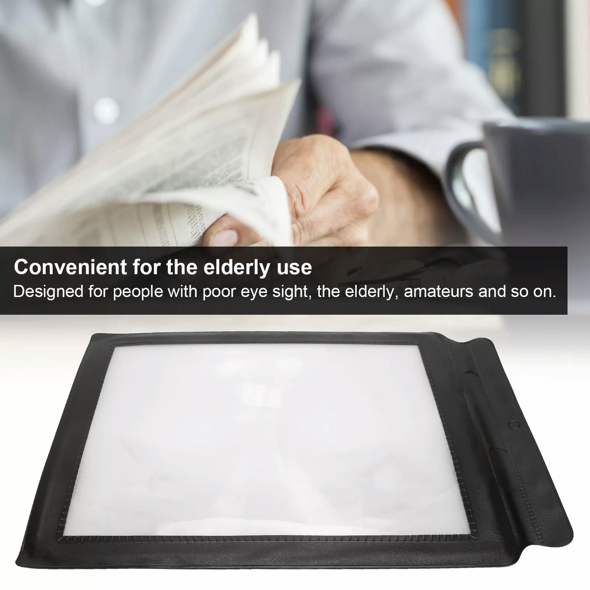 GLZMDL1 Eye Candy A4 Magnifier Full Page Reading Large Sheet Magnifying ...