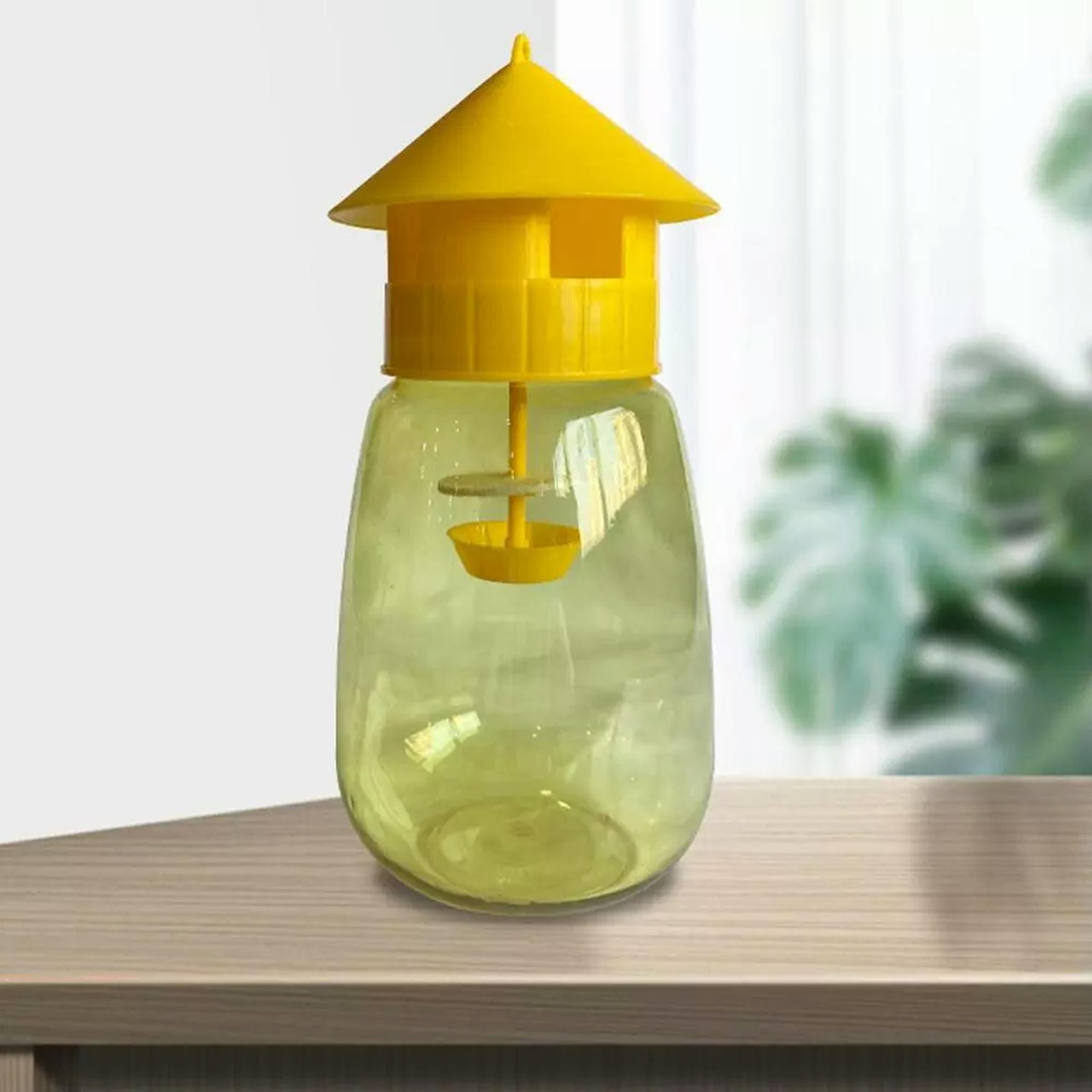 GLZMDL1 Fruit Fly Trap Killer Plastic Yellow Drosophila Trap Tool Set-default - Walmart.com