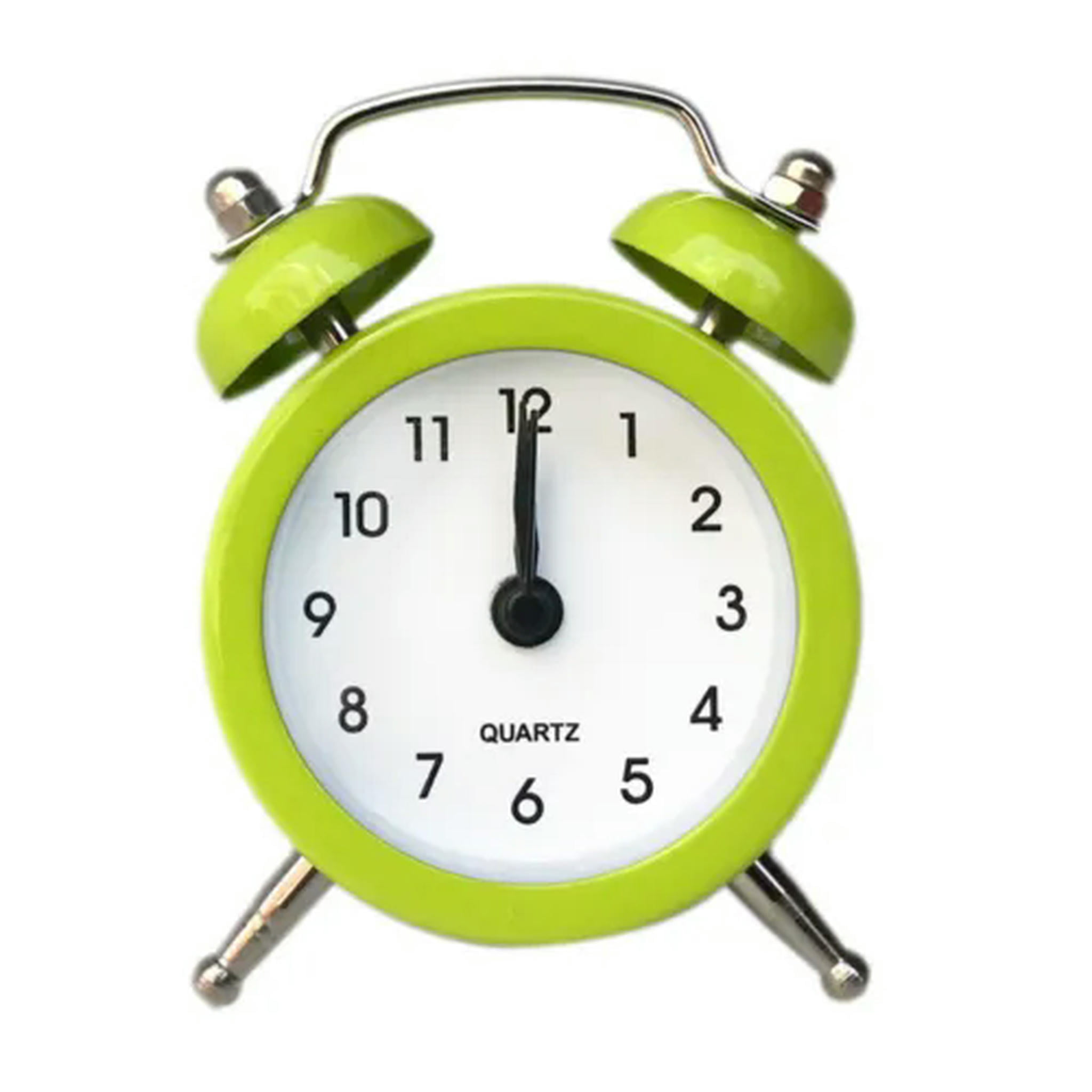 GLZMDL1 Mini Metal Twin Bell Alarm Clock Loud Clocks Bedside Analogue ...