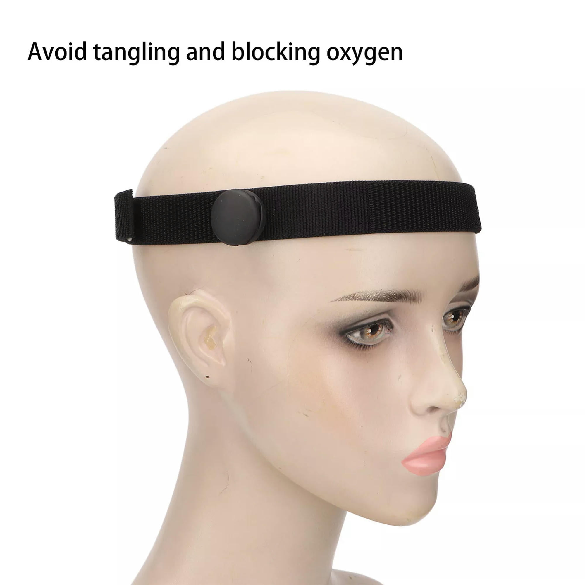 GLZMDL1 Nasal Oxygen Cannula Headband Soft Elastic Oxygen Tubing Ear ...