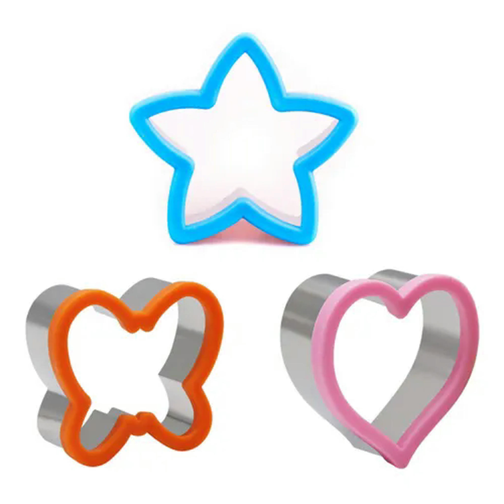 GLZMDL1 Sandwich Cutter For Kids Star Heart Shape Stainless Steel Mould ...