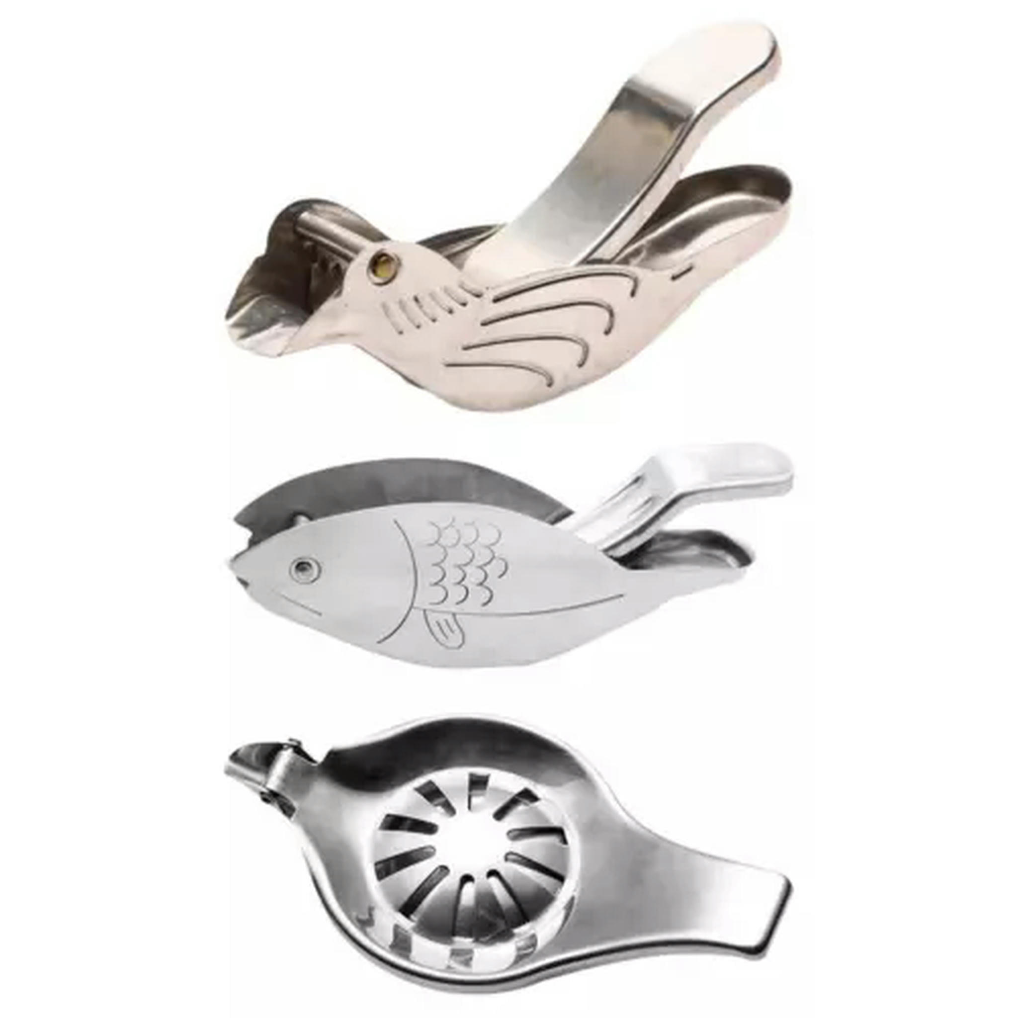 GLZMDL1 Stainless Steel Kitchen & Bar Lemon Orange Lime Squeezer Juicer ...