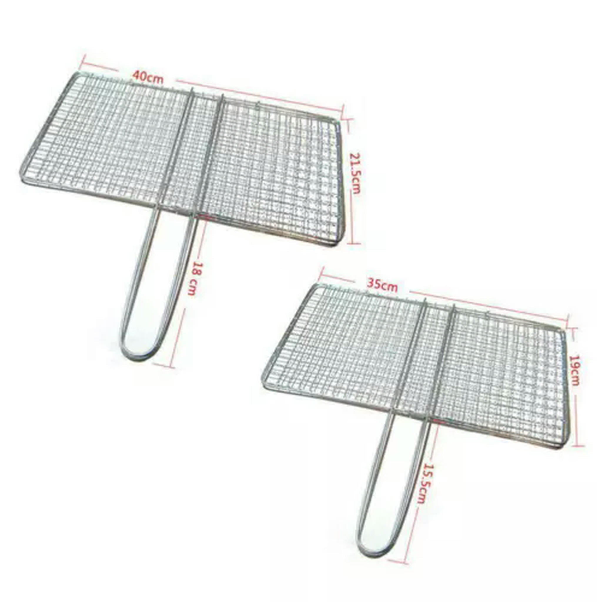 GLZMDL1 Steel Mesh Folder Grill Fish Rack Barbecue Net BBQ Accessories ...