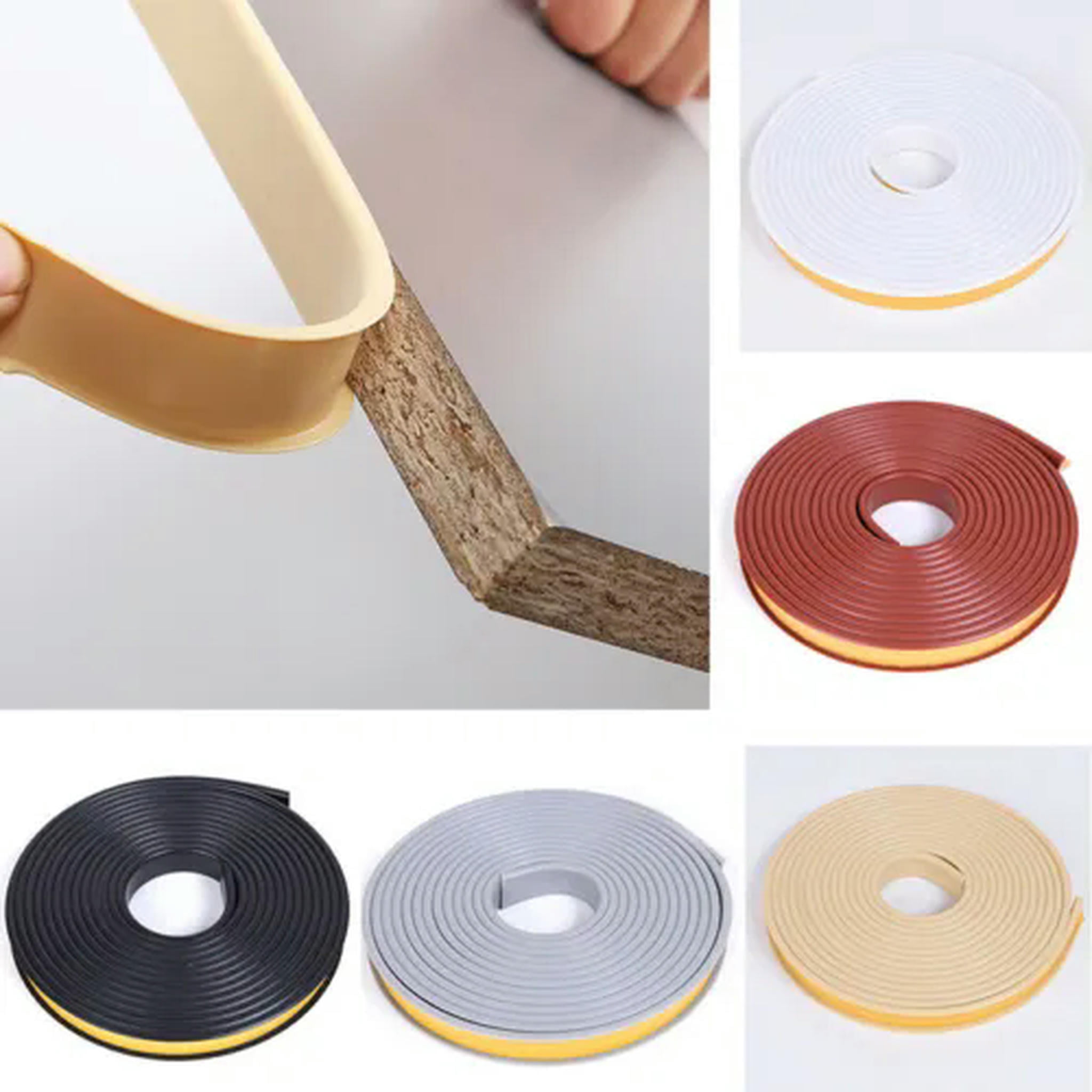 GLZMDL1 TPE Self-adhesive Cabinet Seal Strip U-shaped Edge Banding Tape ...