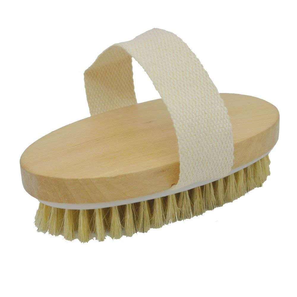 GLiving Dry Brushing Body Brush for Dry Skin Brushing & Exfoliating ...