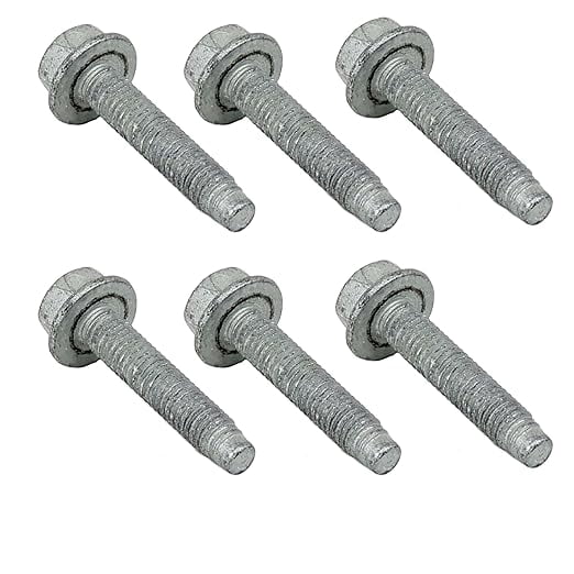 GM 11588714 Bolt 6mm x 1.0 x 30mm Length M6 OEM Set of 6 Bolts ...