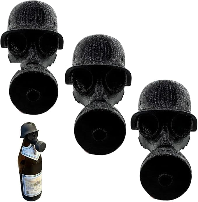 GM-30 Beer Bottle Cap, Creativity Gas Mask Helmet Beer Bottle Caps ...