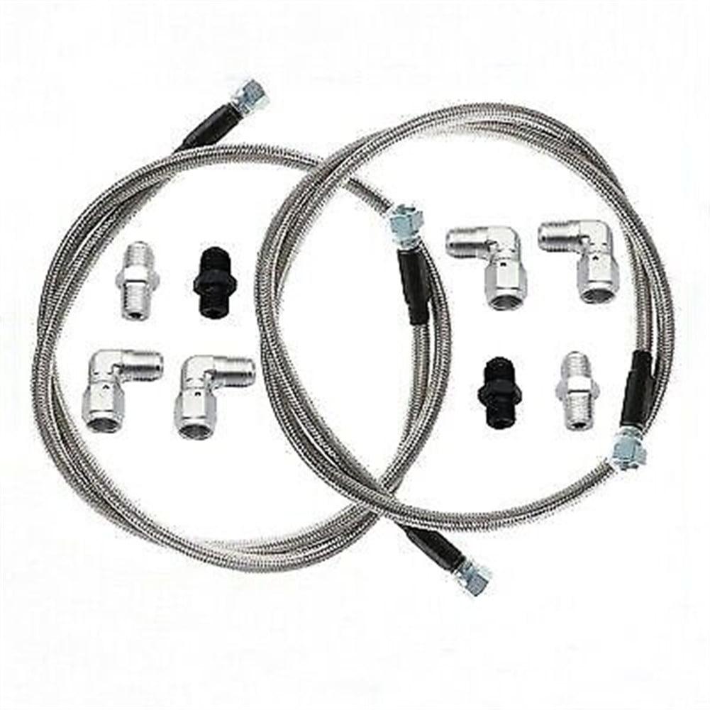 GM 4L60E 4L65E Automatic Transmission Cooler Lines Kit -6AN Fiber & SS ...