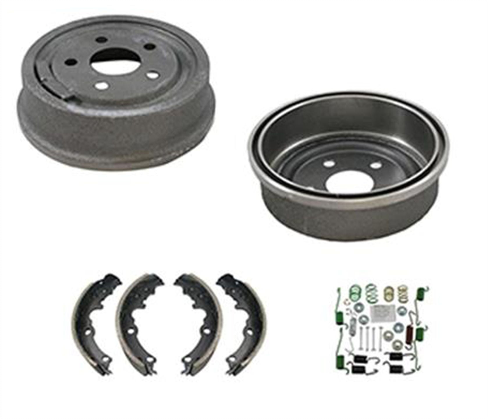 GM Cars Rear Brake Drum & Brakes Shoes W Springs Fits For 1995-2002 GM ...
