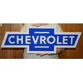 GM Chevrolet Vintage Chevy Bowtie Metal Sign 32" x 11" - Walmart.com
