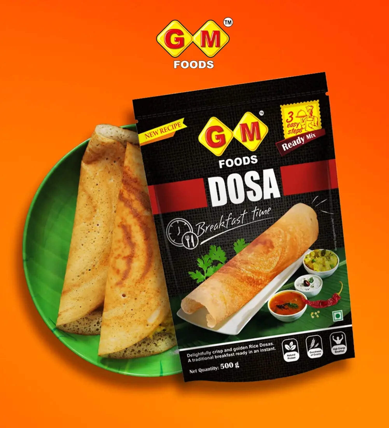 GM Foods Dosa Mix 500 Gram (Pack Of 2) - Walmart.com