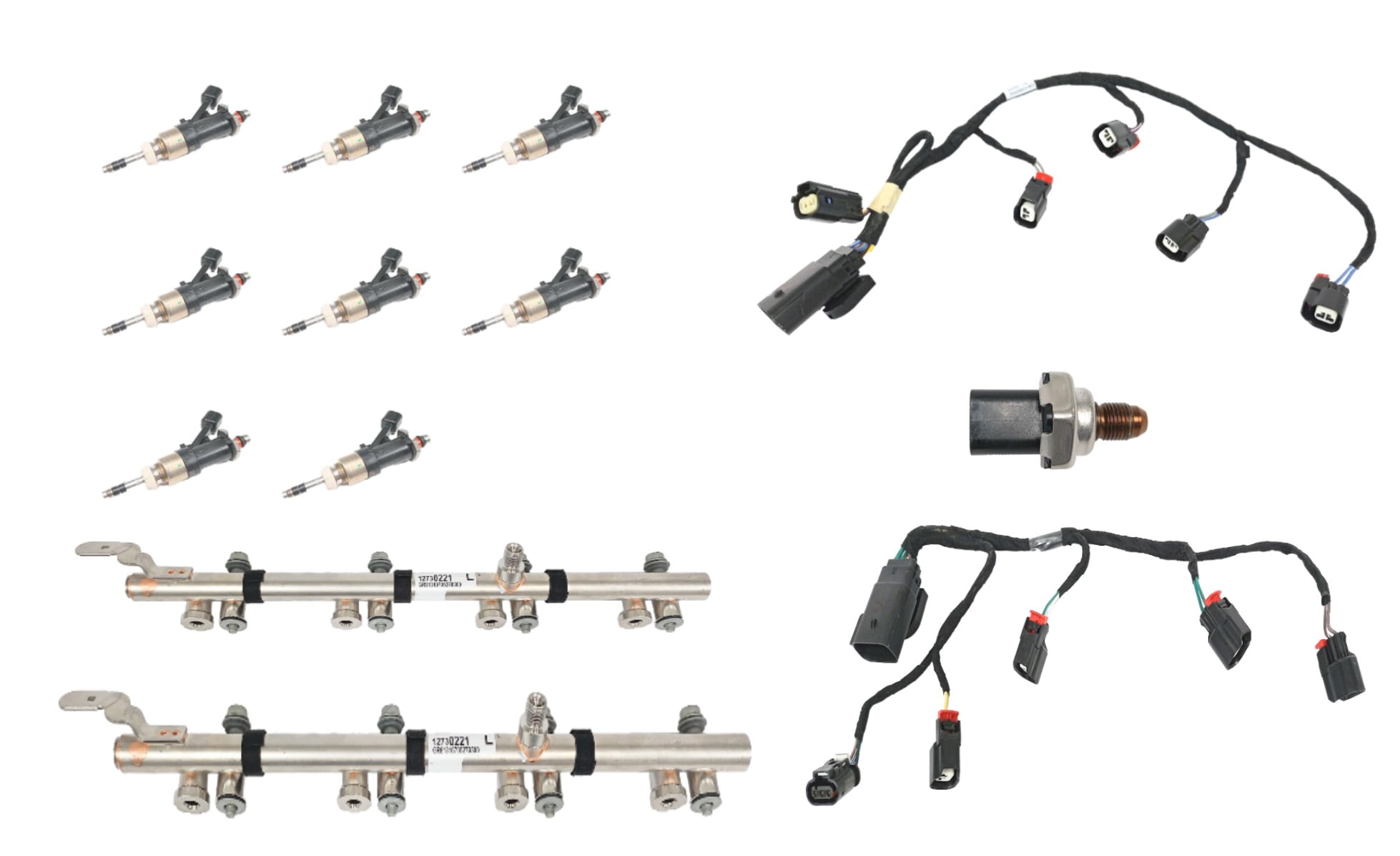 GM Fuel Injector Rail Kit FRK_02 for Chevy Cadillac GMC LT1 LT2 L86 L8T ...