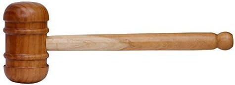 GM Heavy Duty Cricket Bat Wooden Mulberry Mallet & Hammer for Knocking & Bat Preparation ...