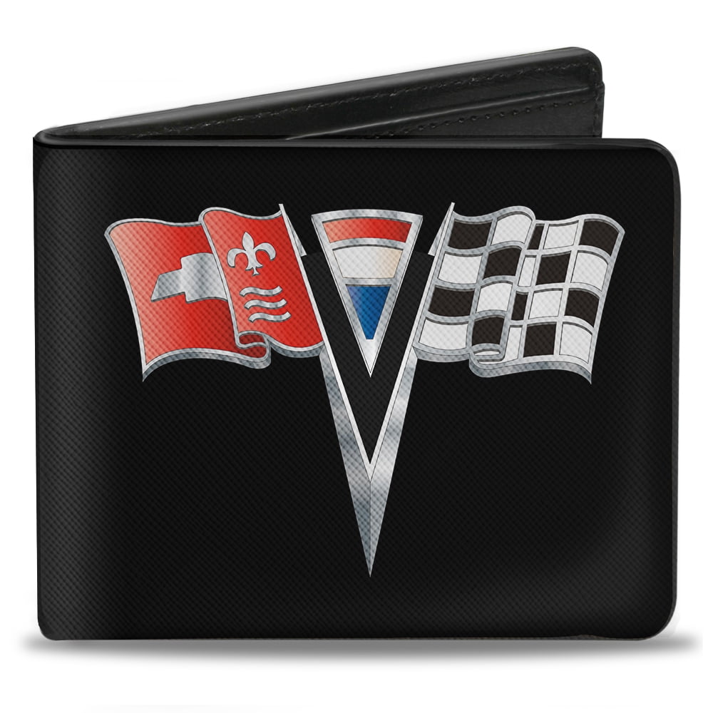 GM General Motors Wallet, Bifold, Corvette Stingray C2 Emblem Black ...
