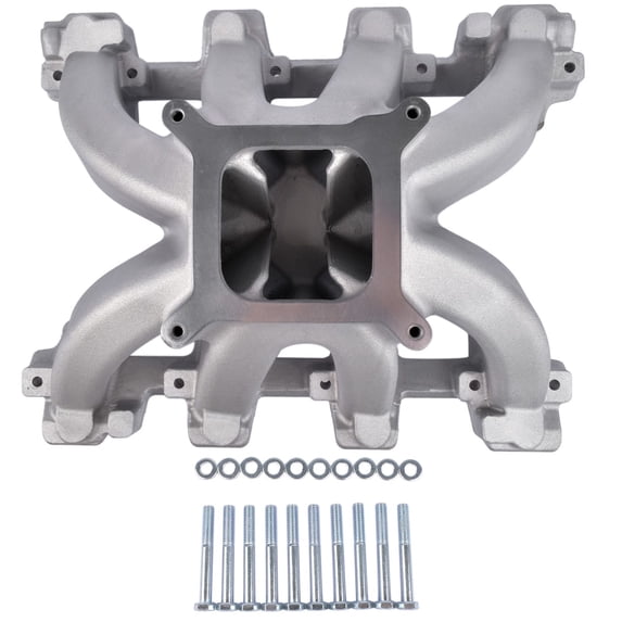 GM LS Gen III/IV Single Plane Intake Manifold - 28097 Aluminum, 6.07 ...