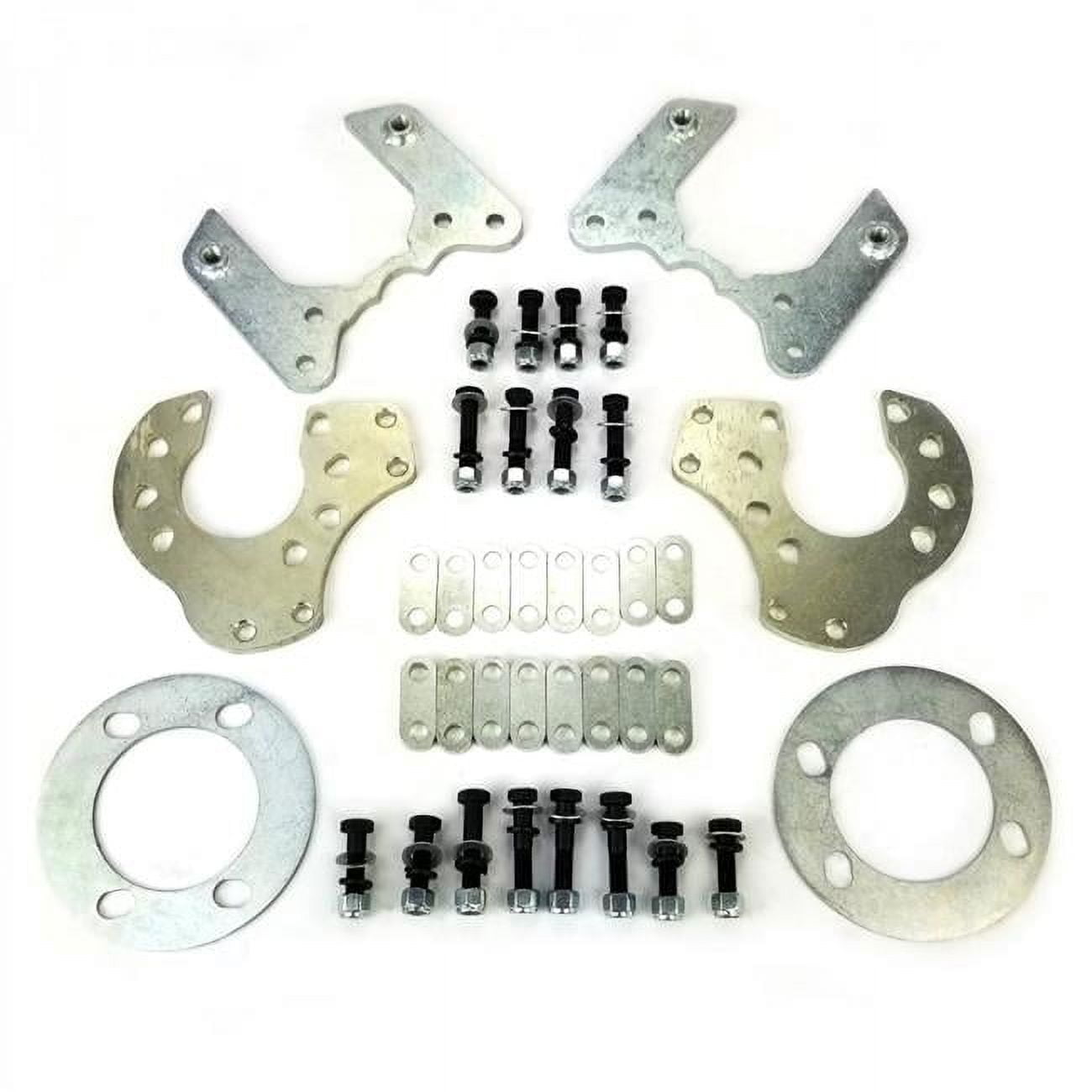 GM Metric Rear Disc Brake to 8 or 9 in. Ford Rear Axle Bracket Set with ...