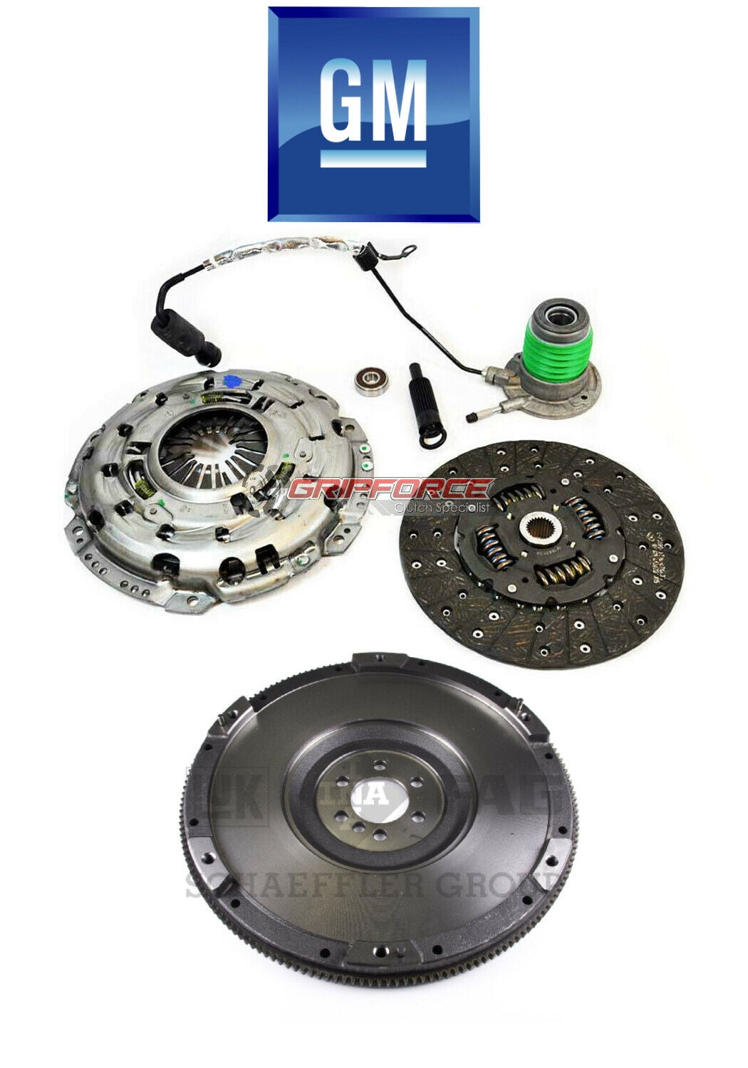 GM OEM CLUTCH COVER DISC SLAVE HD FLYWHEEL SET KIT FITS C6 CORVETTE Z06 ...