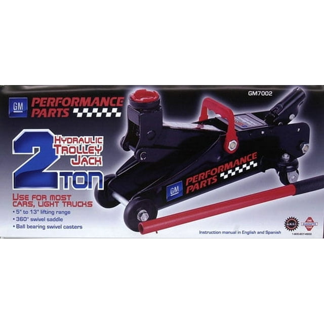 GM Performance Parts 2 Ton Hydraulic Trolley Floor Jack - Walmart.com