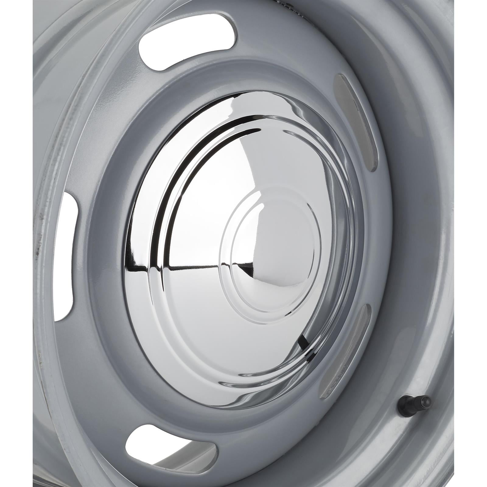 Speedway Motors GM Rally Style Highway Patrol Wheel Hubcap Polished ...