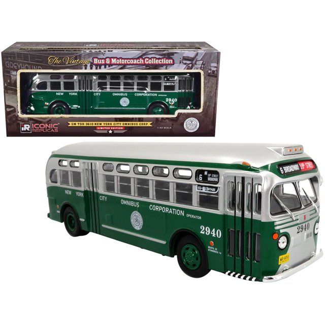 GM TDH 3610 New York City Omnibus Corp. Bus "59th Street-Broadway" 1/43 Diecast Model by Iconic ...