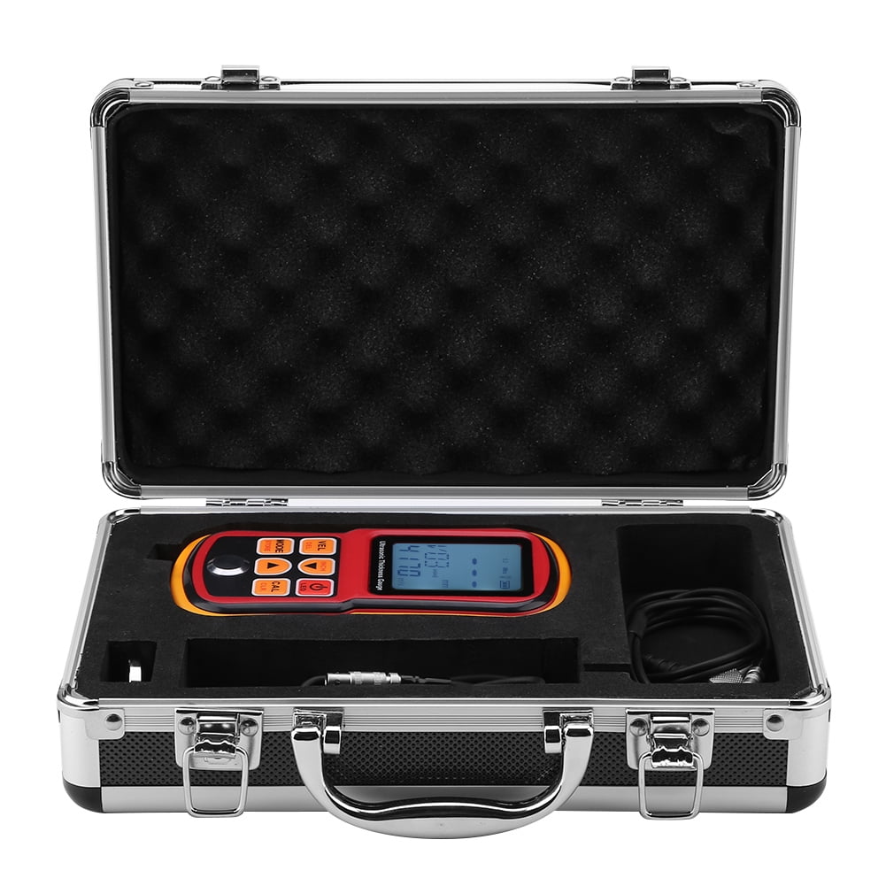 GM130 Digital Ultrasonic Thickness Gauge 1-300mm Steel Width Testing ...