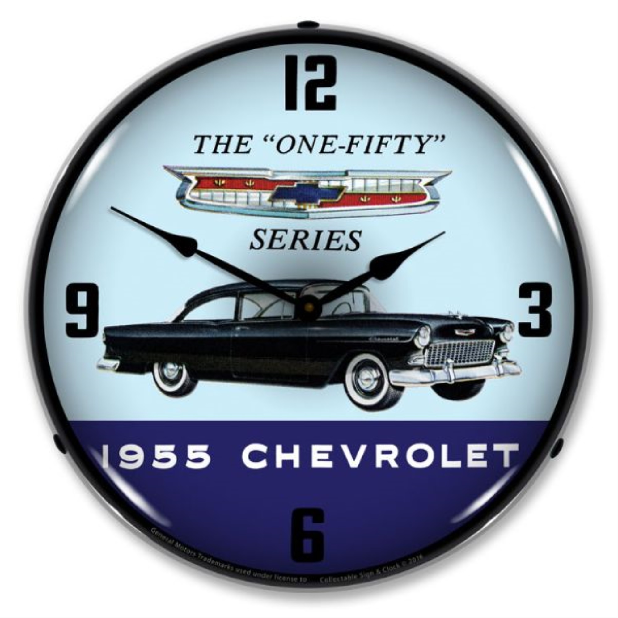 GM1612697 1955 Chevrolet One Fifty clock - Made in USA - Walmart.com