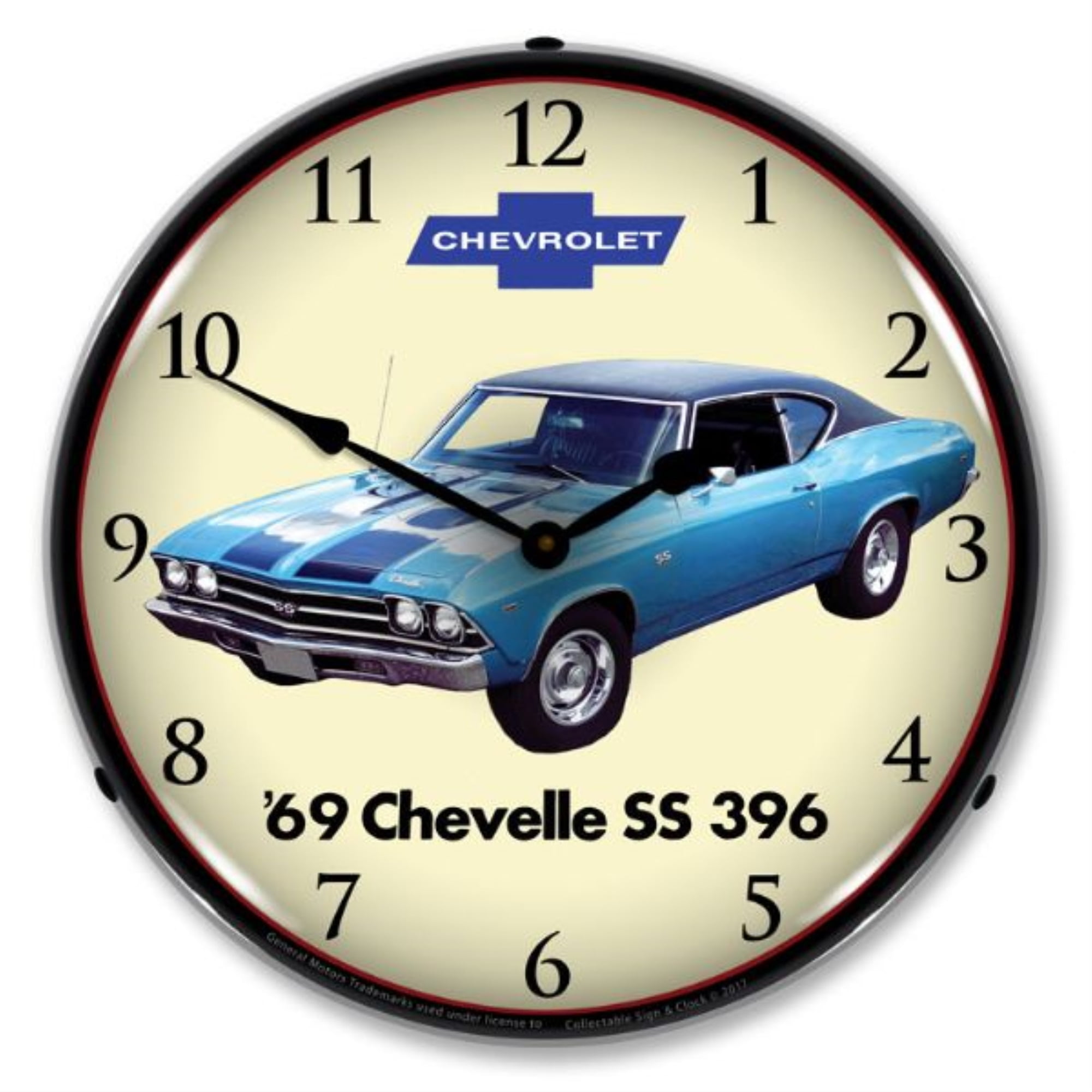 GM1702731 1969 Chevelle SS 396 clock - Made in USA - Walmart.com
