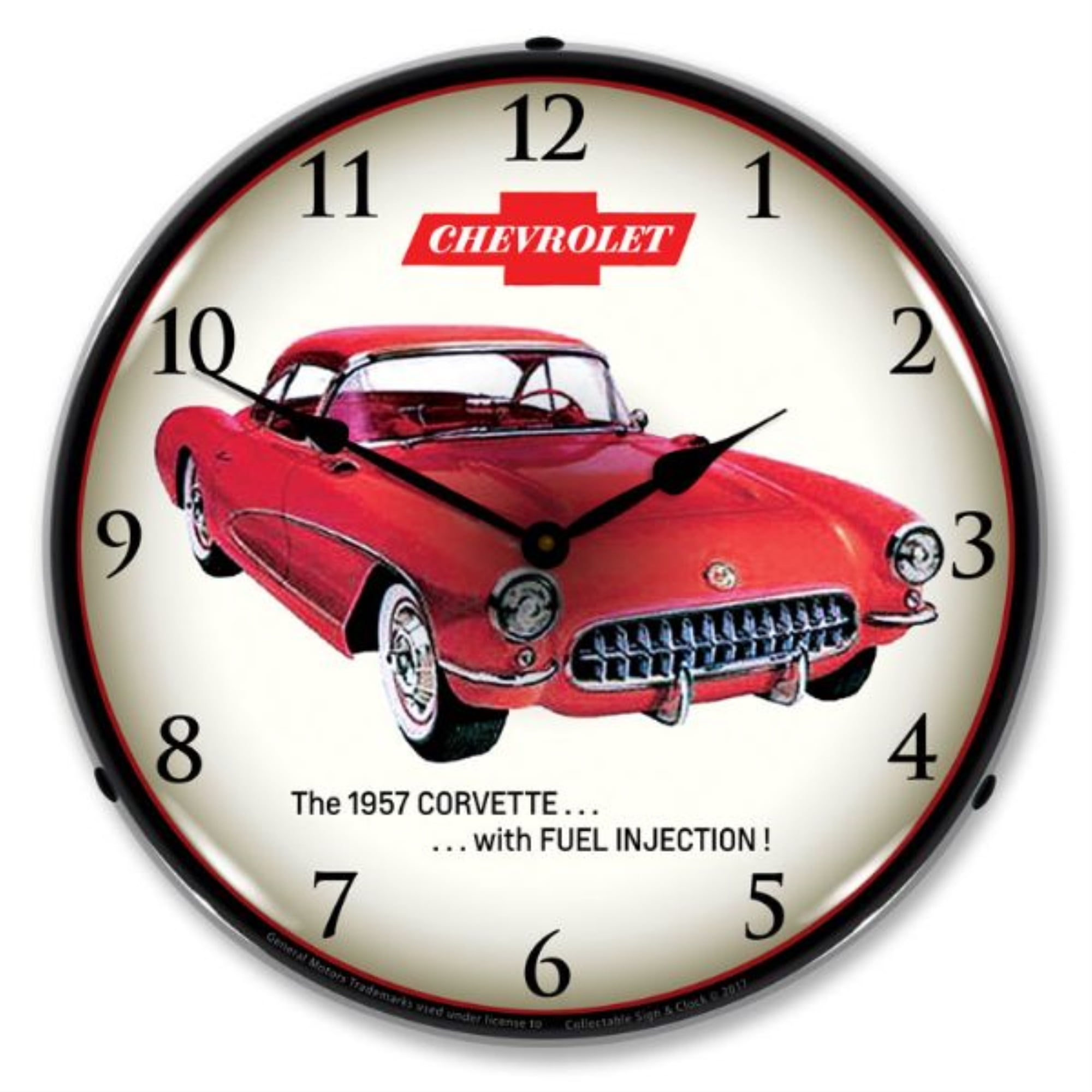 GM1712821 1957 Corvette Fuel Injection clock - Made in USA - Walmart.com