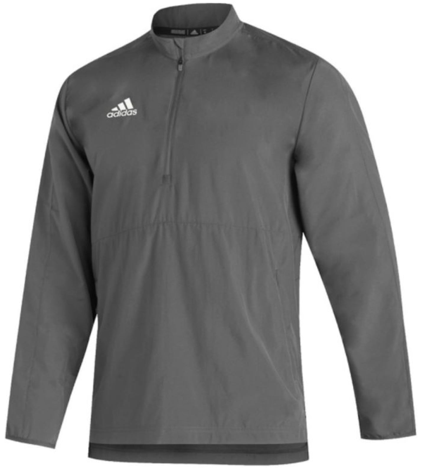 GM1850 Adidas Man's Sideline 21 LS 1/4 Zip Team Grey Four/White XL ...