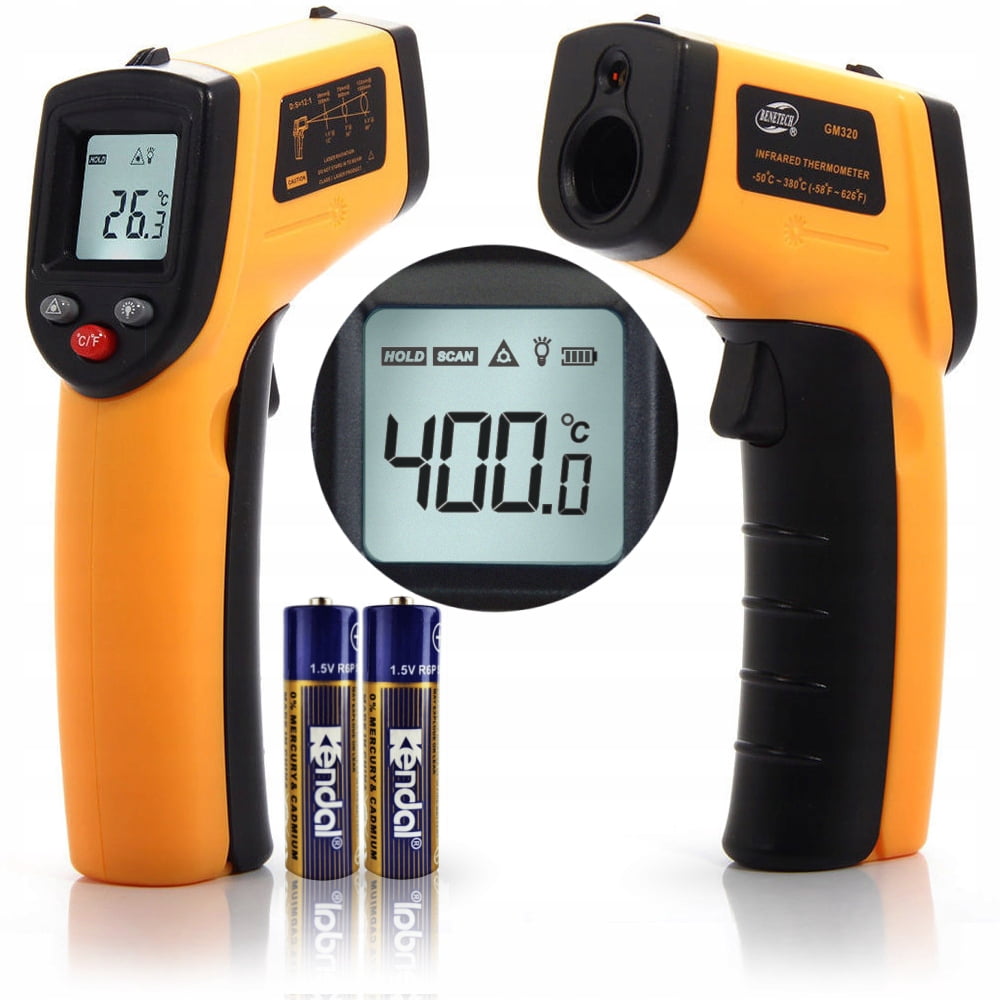 GM320 infrared thermometer industrial temperature measuring gun ...
