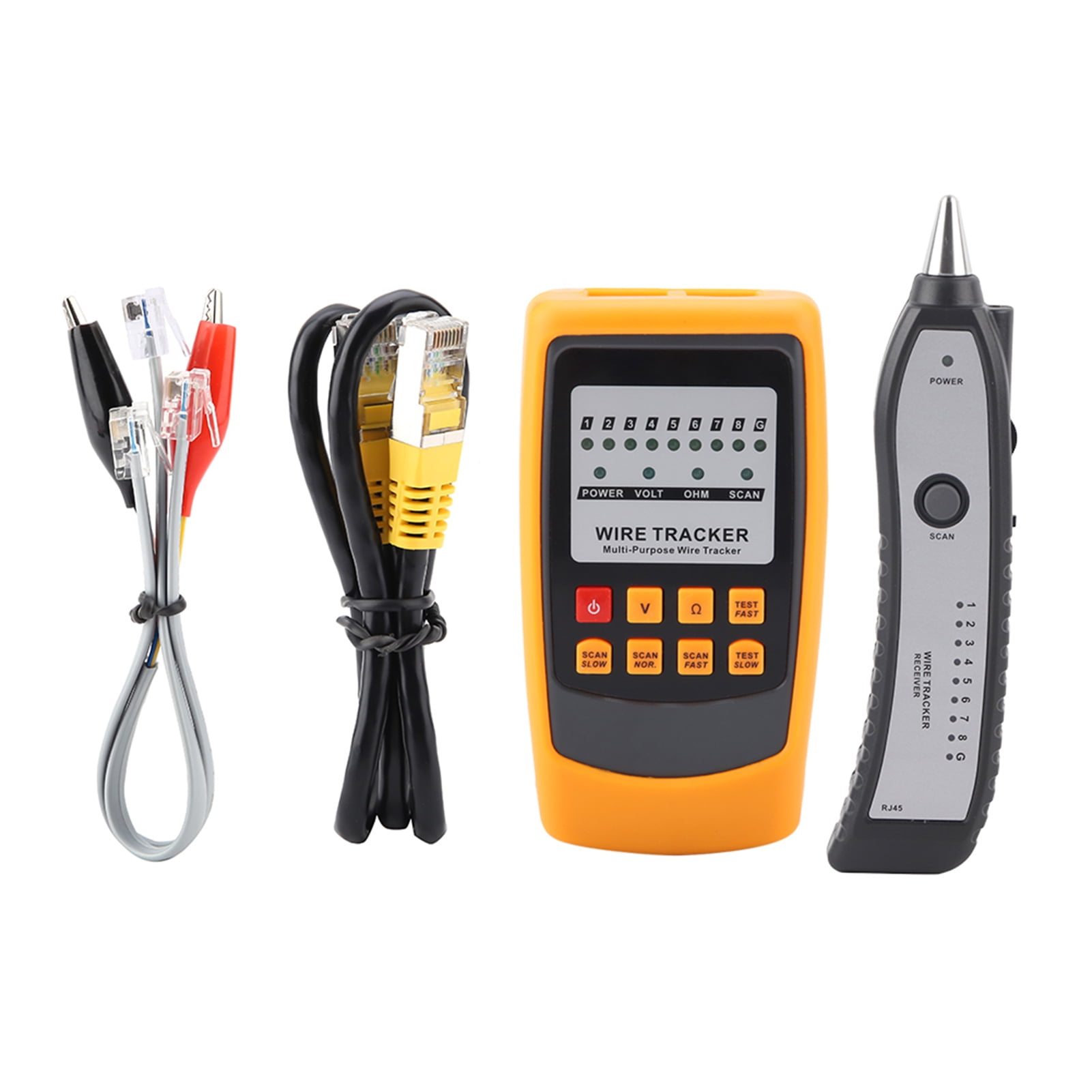 GM60 Handheld Rapid LAN Network Cable Tester Line Finder Wire Tracker ...