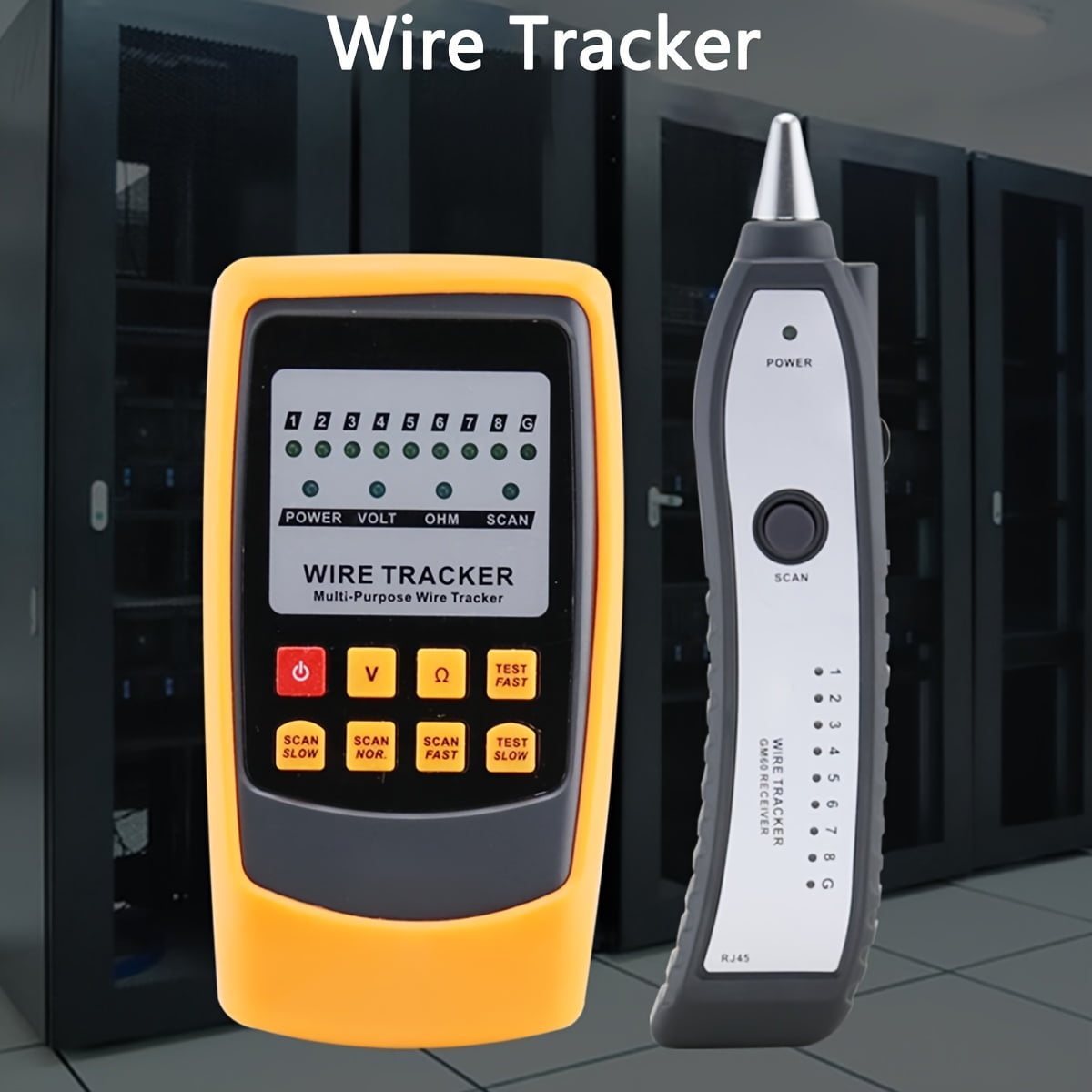 GM60 Hight Quality Network Finder Cable Emitter Receiver Detector RJ11 ...