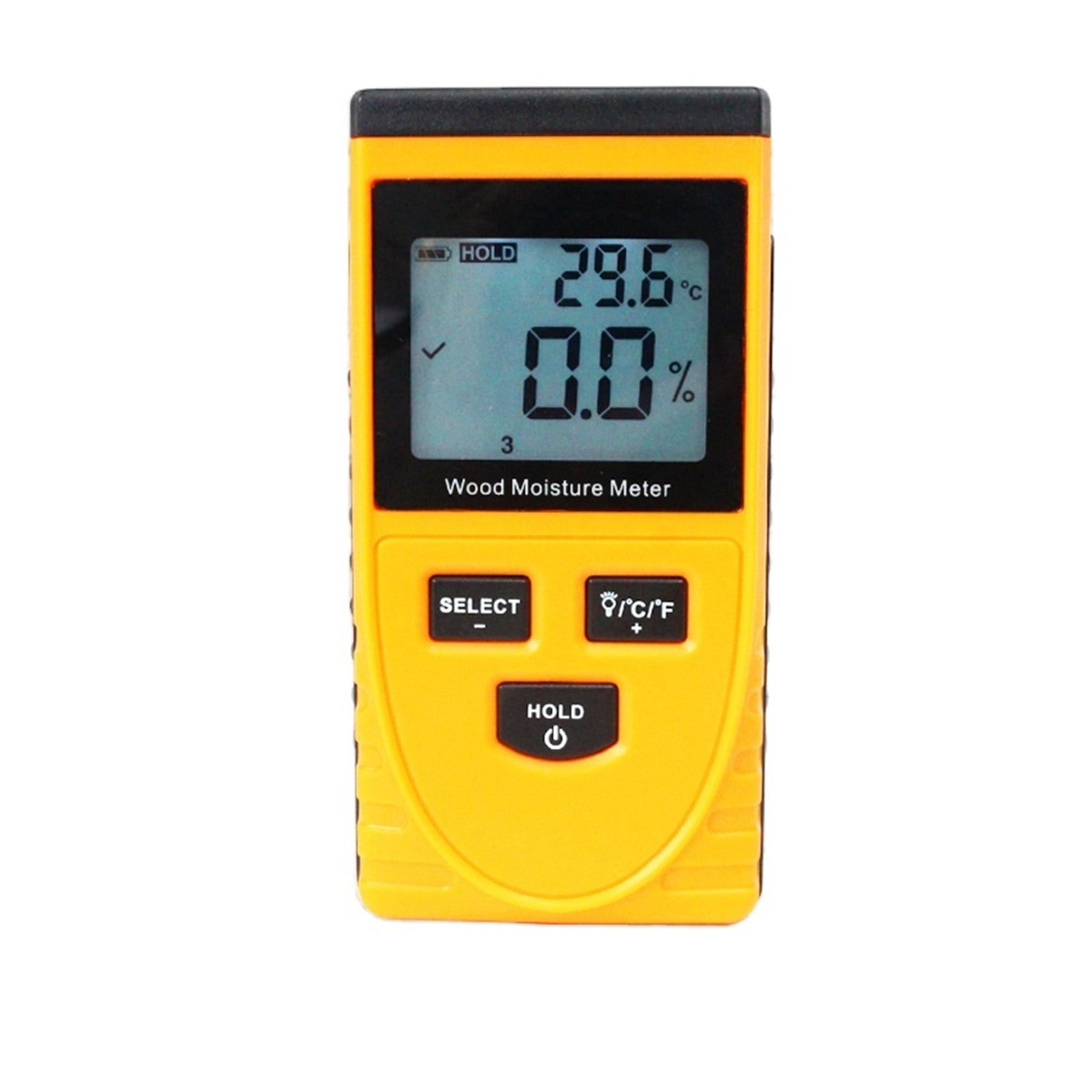 GM630 Induction Wood Moisture Meter Temperature Humidity Tester LCD ...