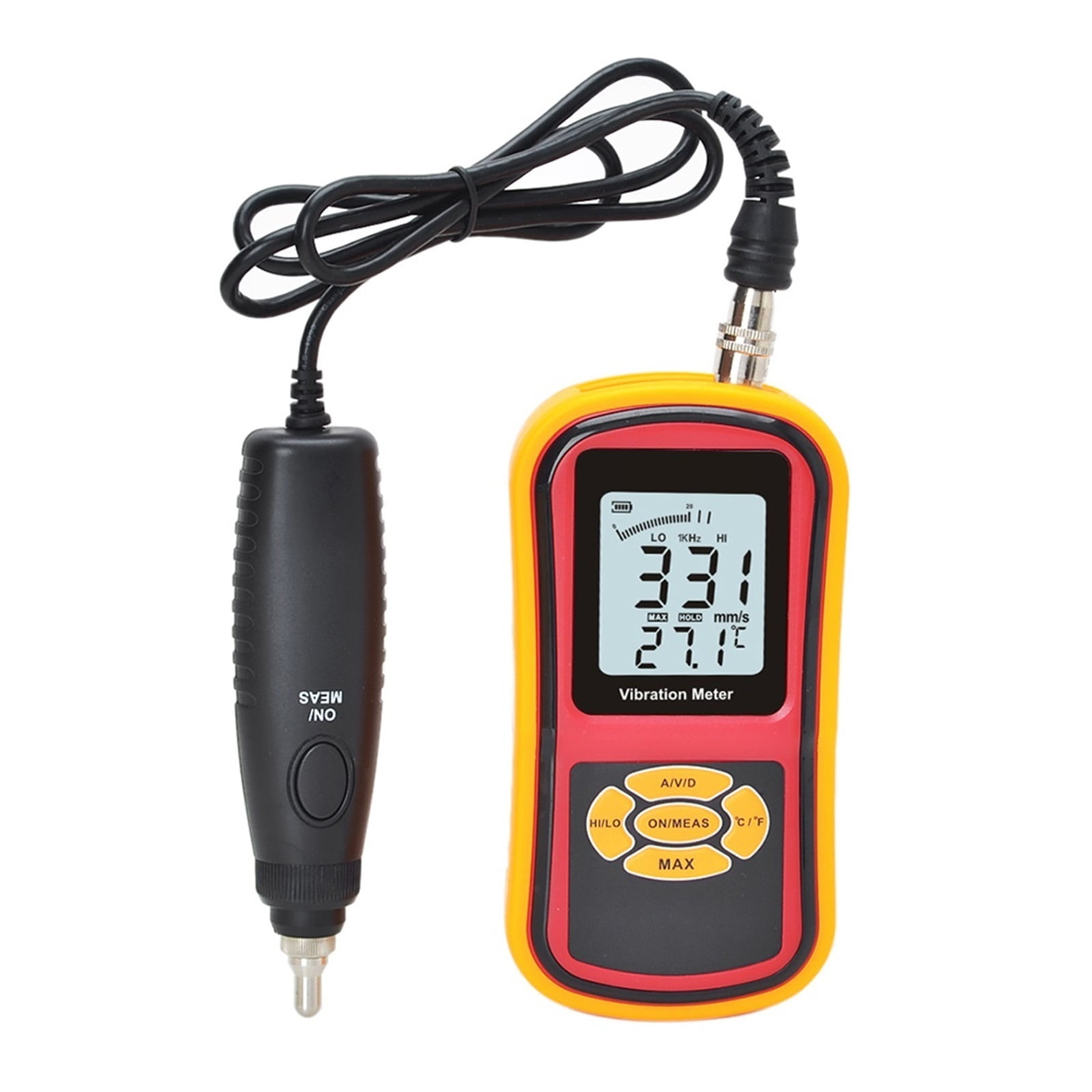 GM63B Vibration Meter Visually Display Measurement Value And Status For ...