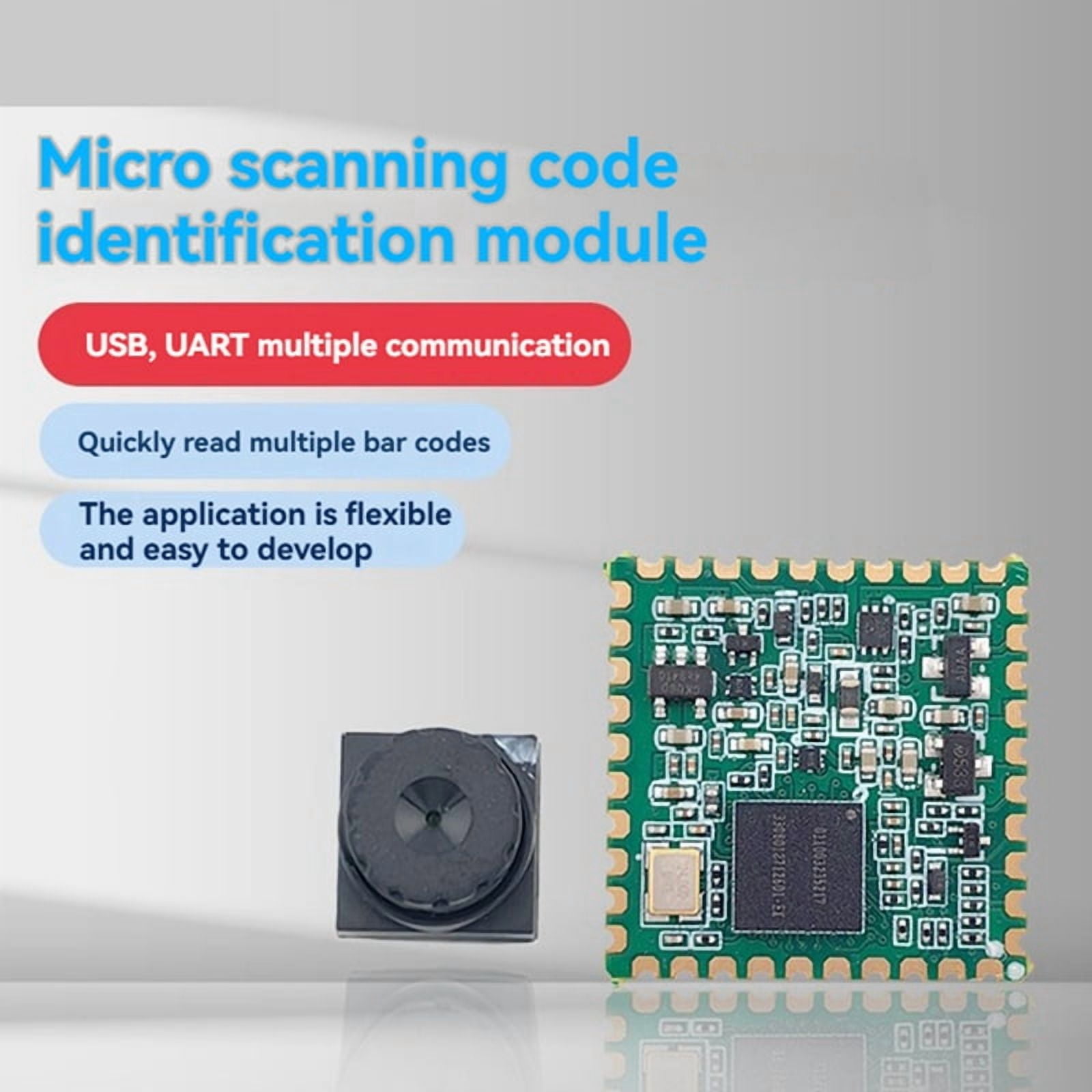 GM901-B Mini Barcode Scanner Module 1D 2D Bar Code Reader QR Code ...