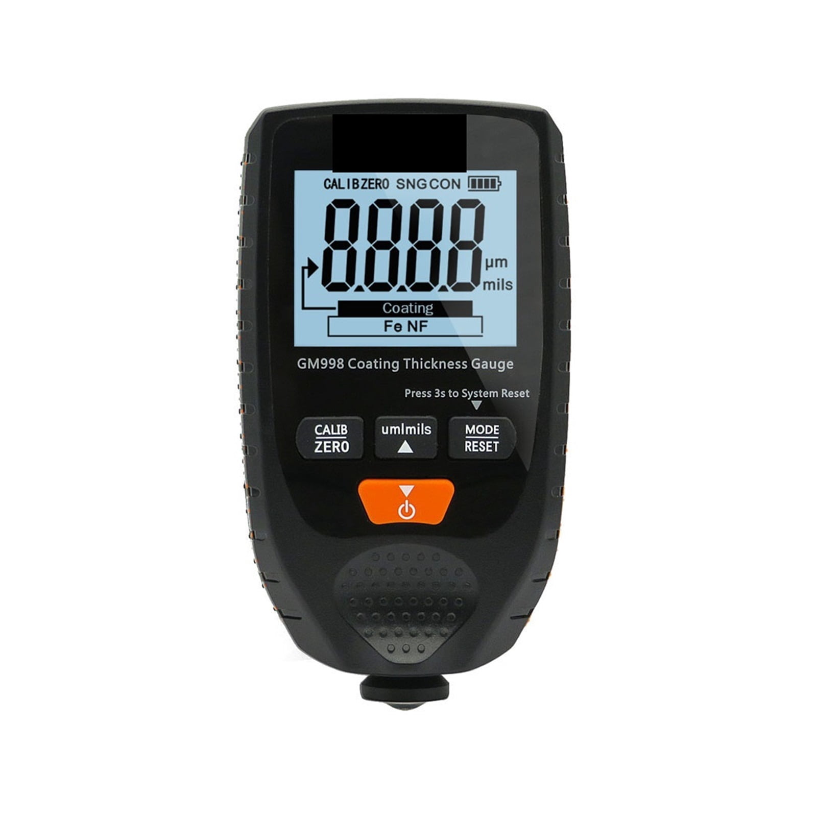 GM998 Red Paint Coating Thickness Gauge Car Paint Electroplate Metal ...