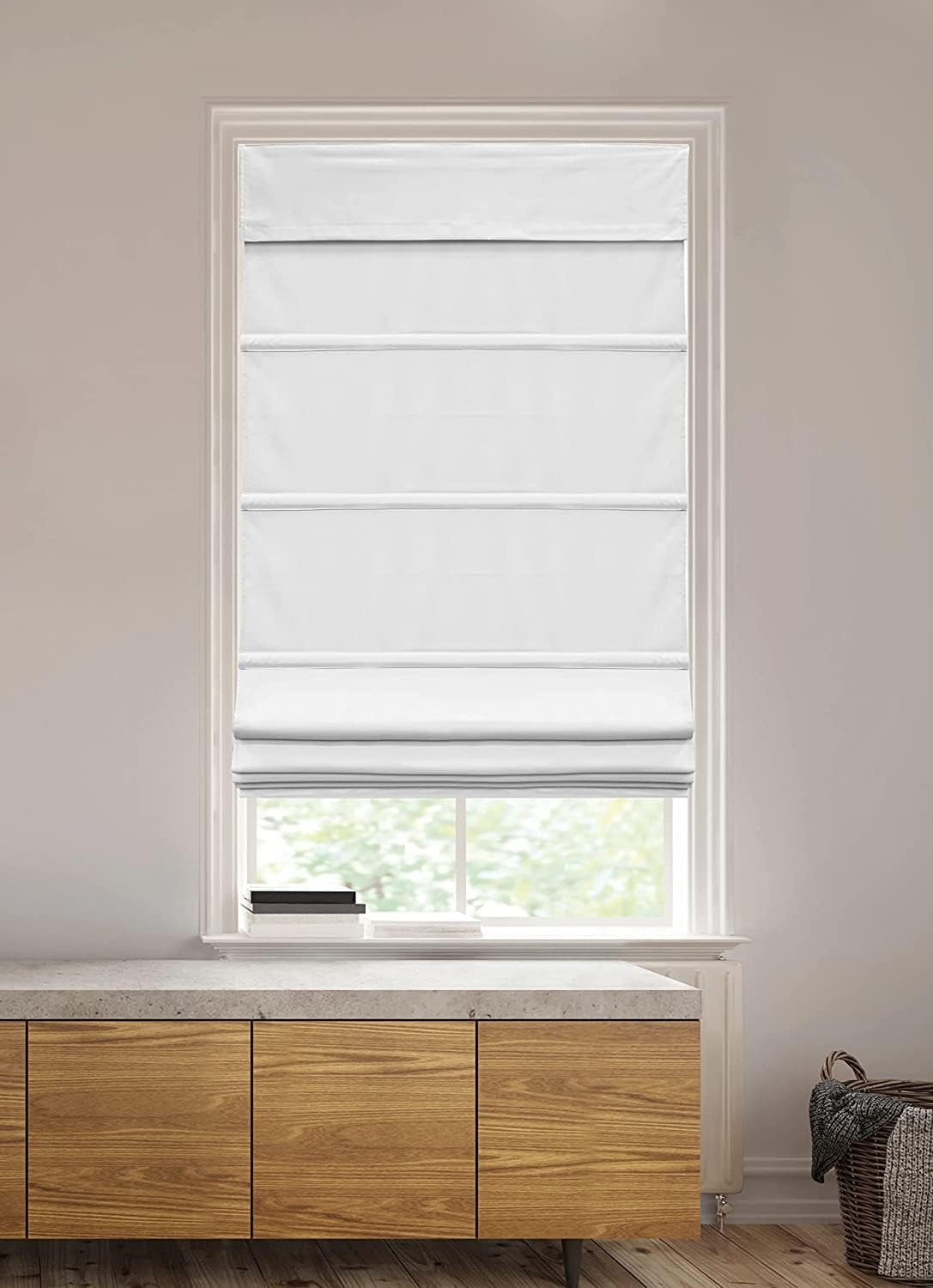 GMA Group Classic Cordless Blackout Roman Shades for Windows - Window ...