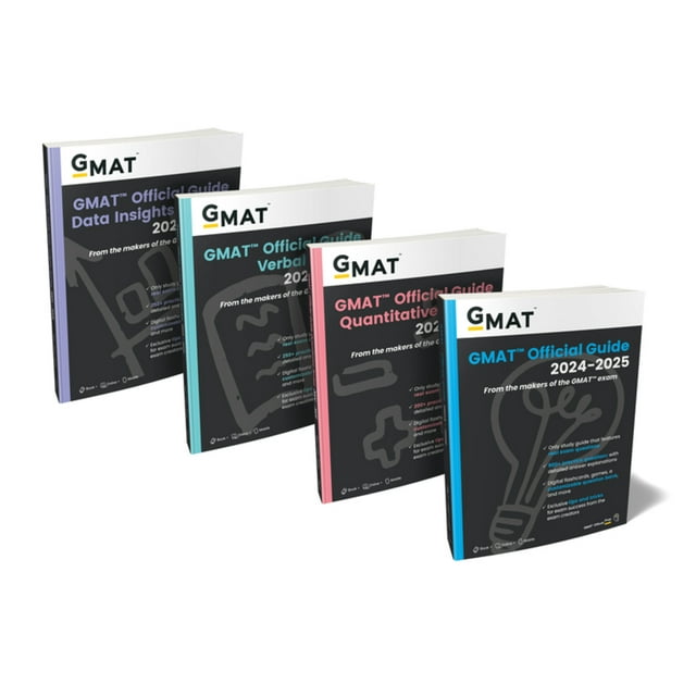 GMAT Official Guide 2024-2025 Bundle: Books + Online Question Bank, (Paperback) - Walmart.com