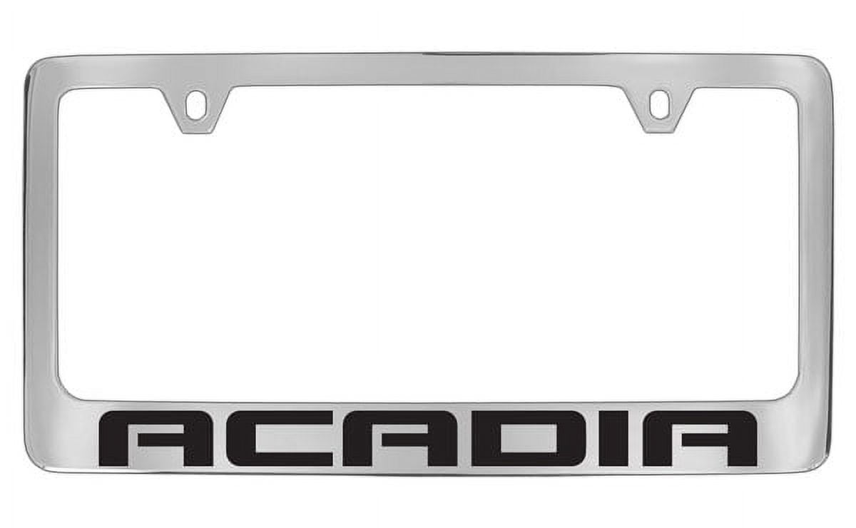 GMC Acadia Chrome Plated Metal License Plate Frame Holder - Walmart.com