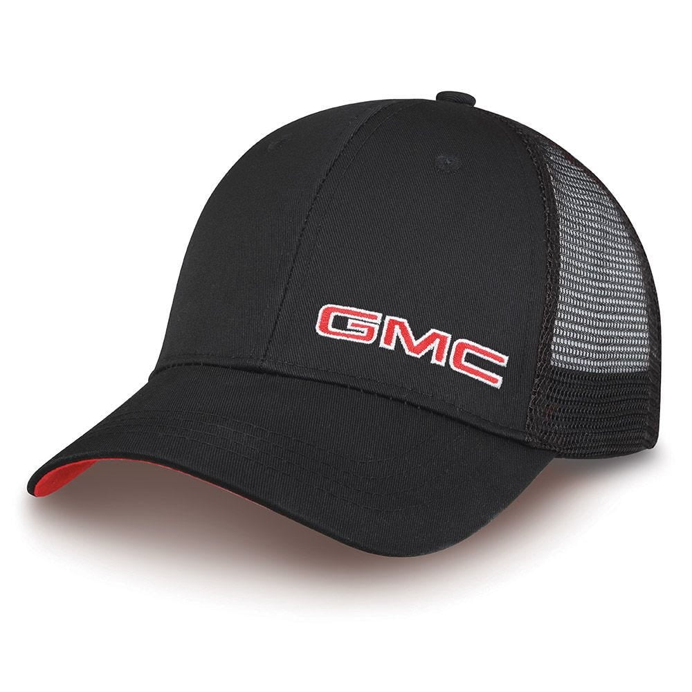 GMC Black and Red Accent Mesh Hat - Walmart.com