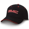 GMC Baseball Cap in Black & Red with Sandwich Brim - Walmart.com
