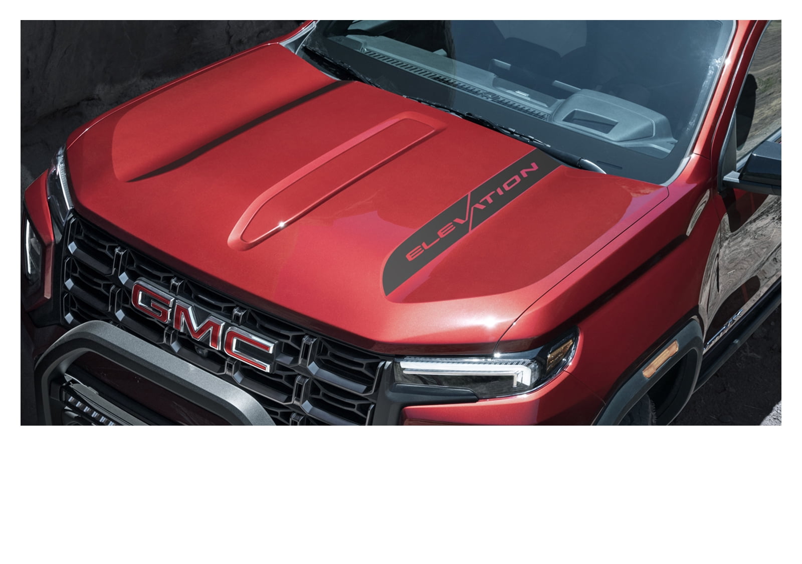 GMC Canyon Elevation Matte Black Hood Decals 2023-2026 Set of 2 GM ...